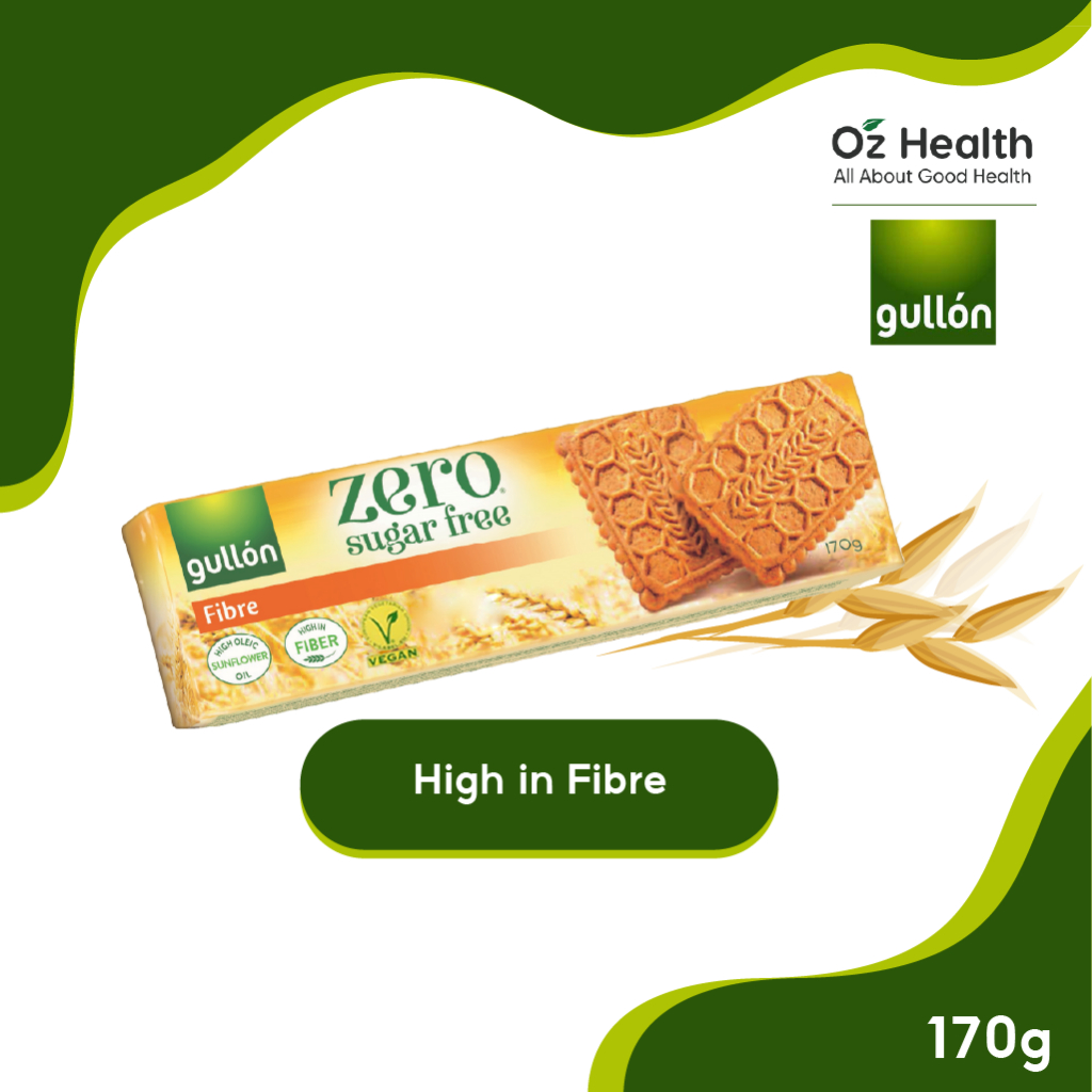 Gullon Zero Sugar Free Fibre Biscuits High Fibre 170g | Shopee Singapore