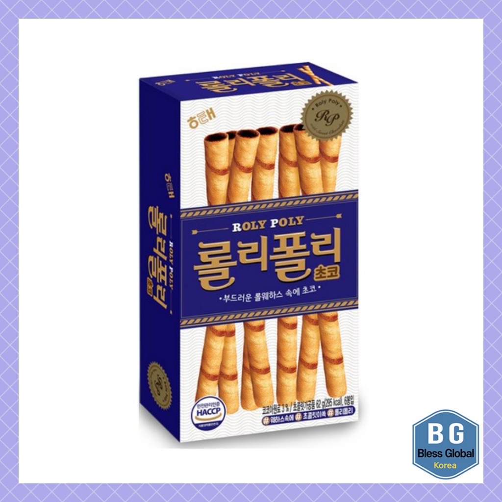 Haitai Roly Poly Chocolate Snack 62g | Shopee Singapore