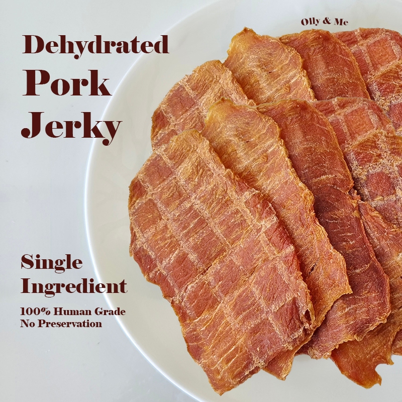 Dehydrated Pork Jerky (Dog & Cat Treats) 100% Natural, Fresh Made ...
