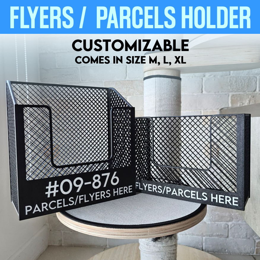 [SG LOCAL] Flyer Holder/Parcel Basket/Leaflet/Paper/Brochure/Tray ...