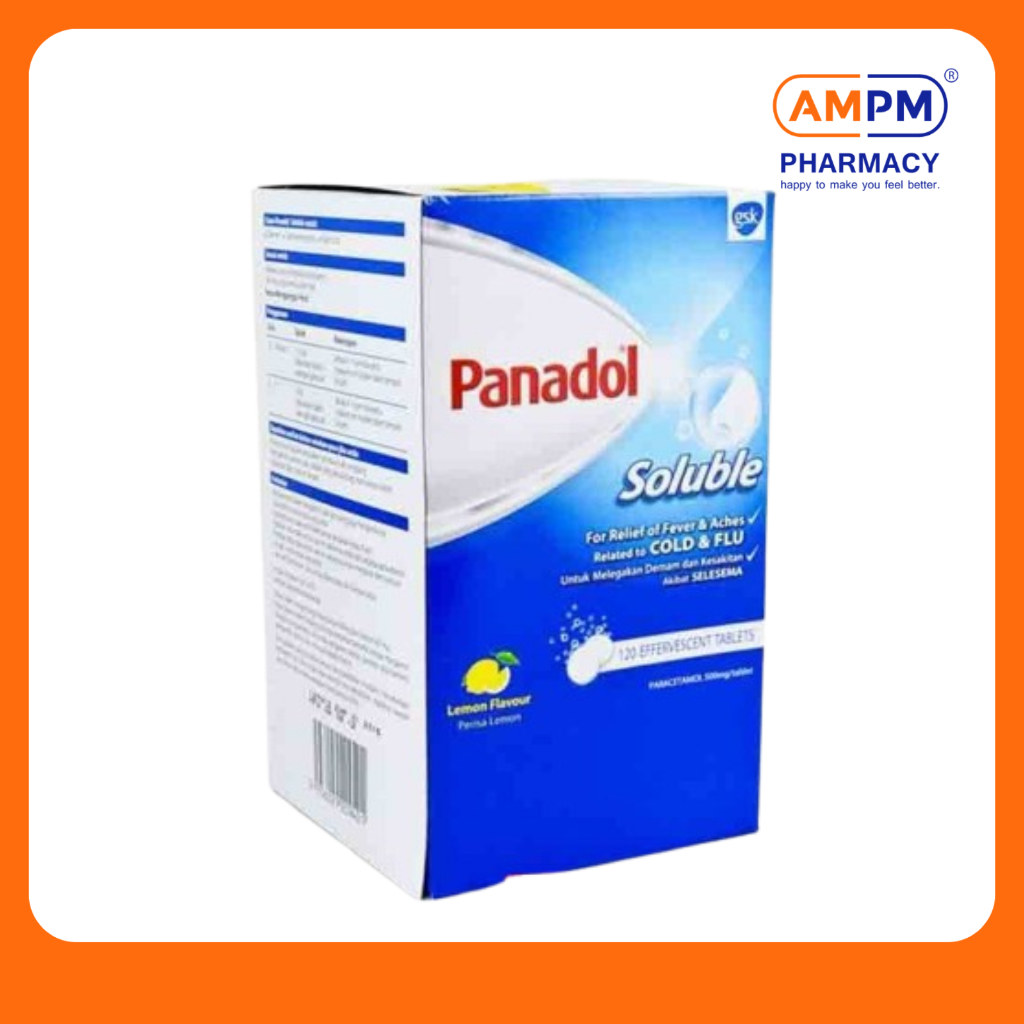 Panadol Soluble Tab (120's) | Shopee Singapore