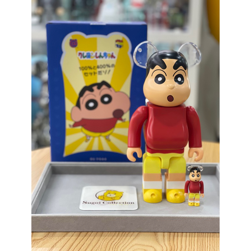 [In Stock] BE@RBRICK x Crayon Shin-Chan 100%+400%/1000% 蜡笔小新 bearbrick ...