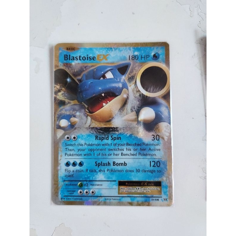 Pokemon blastoise ex evolution card | Shopee Singapore
