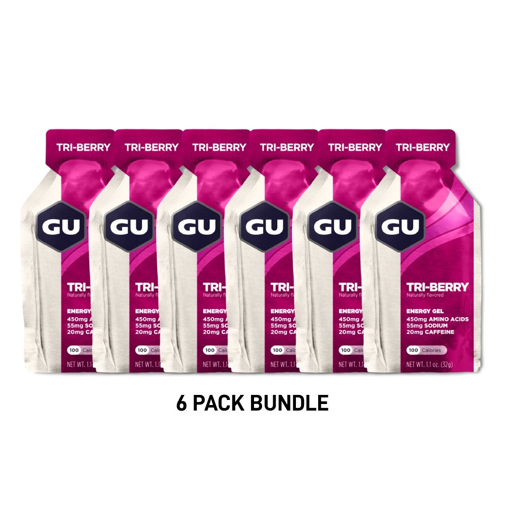 GU Energy Gel Tri-Berry (6 Packs) Expiry: OCT 2025 | Shopee Singapore