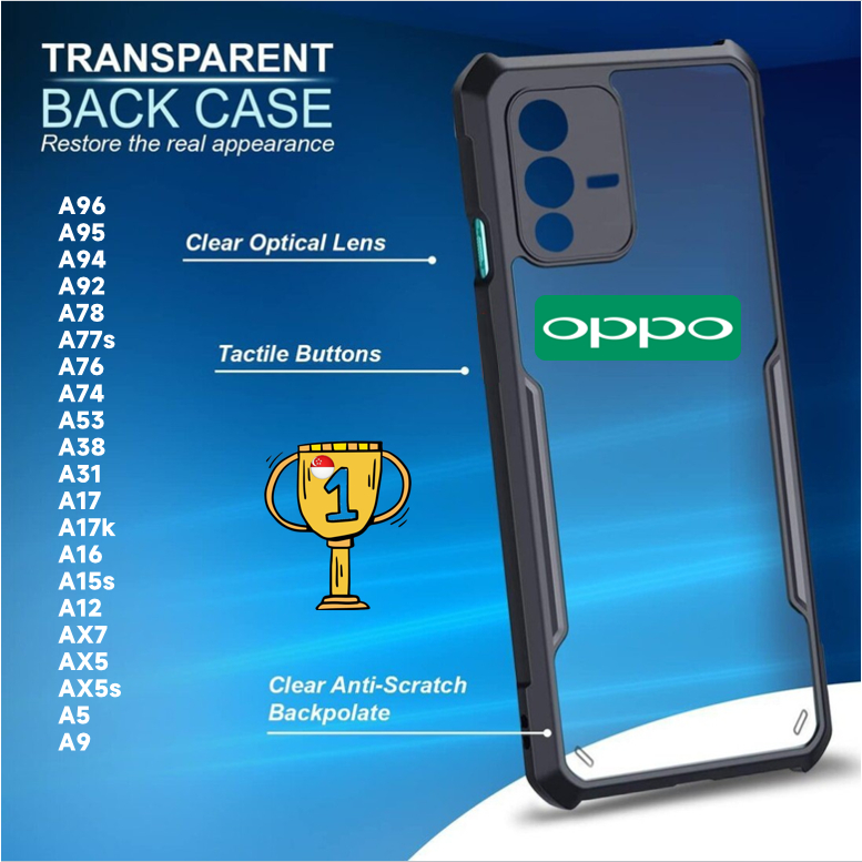 OPPO Designer Shockproof Case A78 A77s A76 A74 A53 A31 A12 A5 A9 A38 ...