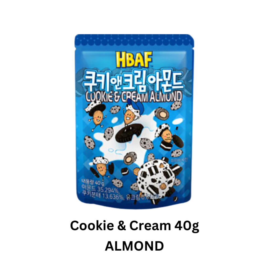[SG Stock] Mini Size HBAF Almonds 40g Honey Butter / Wasabi / Caramel Pretzel / Seaweed ...