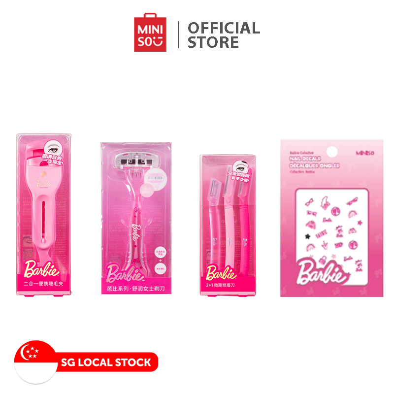 MINISO Barbie Collection (2-in-1 Portable Eyelash Curler/Women's 5 ...