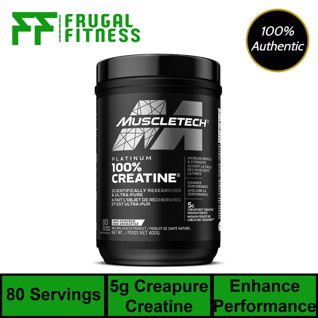 MuscleTech Platinum 100% Creatine Powder 400g | Shopee Singapore