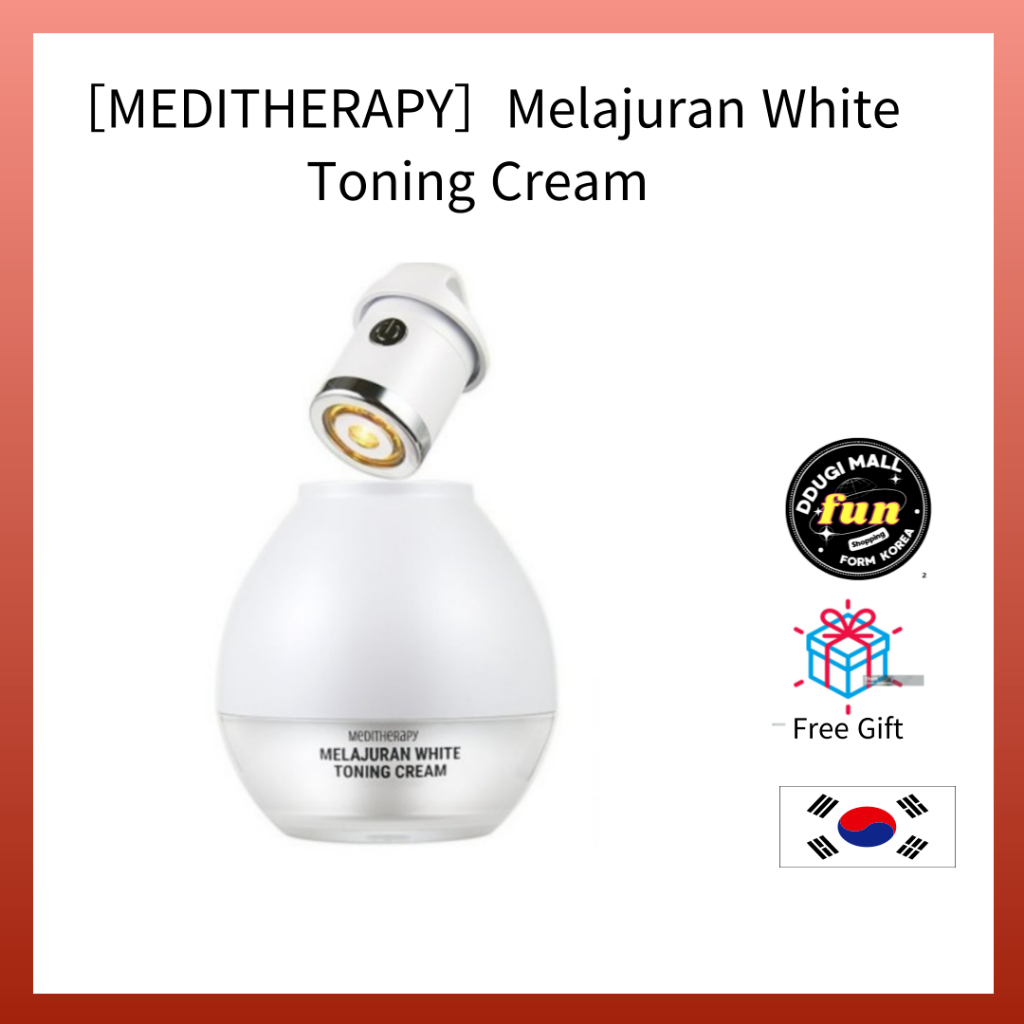 [MEDITHERAPY]Melajuran White Toning Cream 50g+EMS Device+Free Gift | Shopee Singapore
