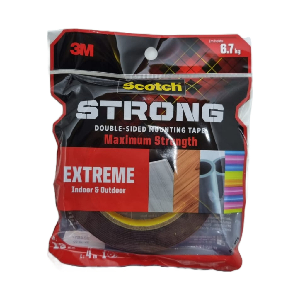 [SG SELLER] 3M Scotch® Extreme Strong Maximum Strength Double Sided Mounting Tape 414 410-S19 ...