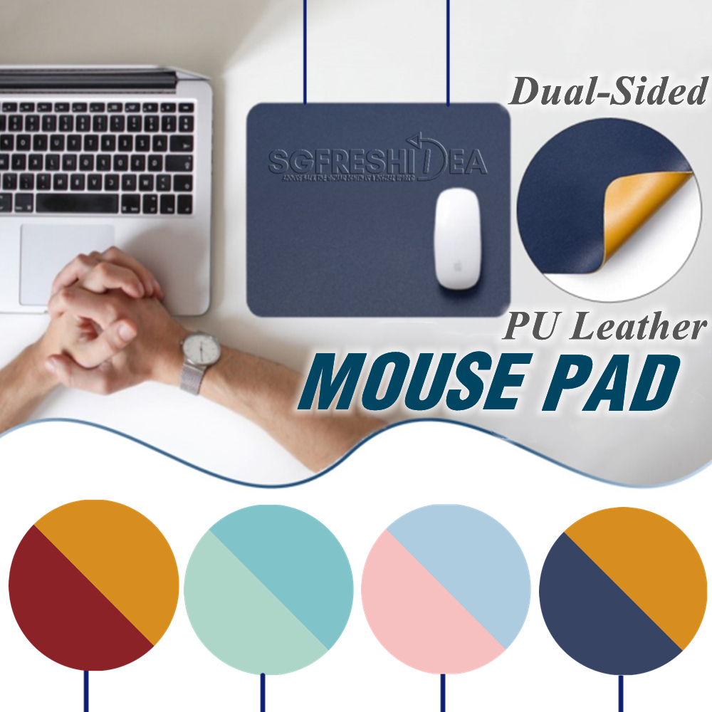 (9.9 MEGA SALE) Computer Table Mouse Pad Dual Color Big Long Waterproof ...
