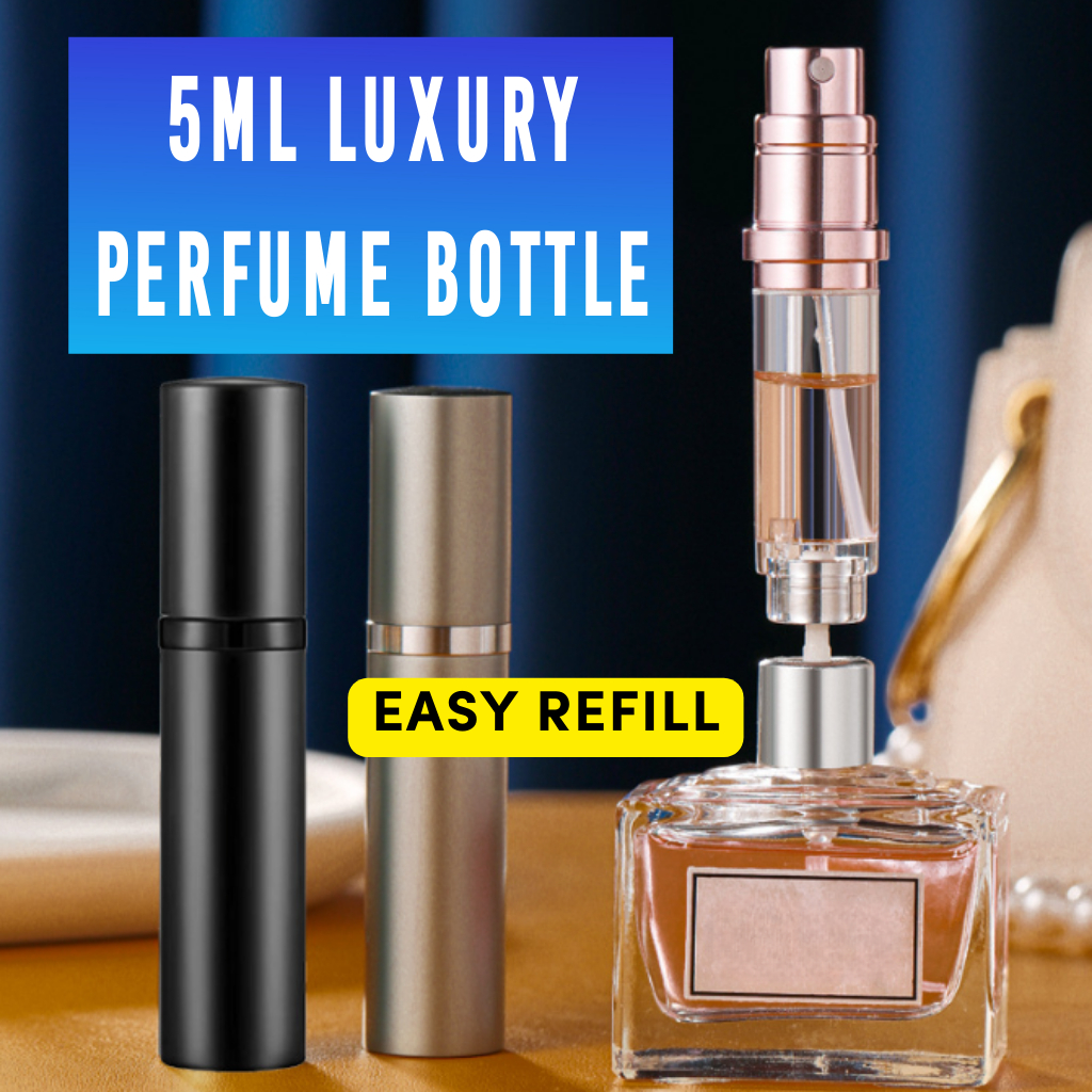 [SG] 5ML Perfume Atomizer | Luxury Travel Size Fragrance Bottle Scent ...