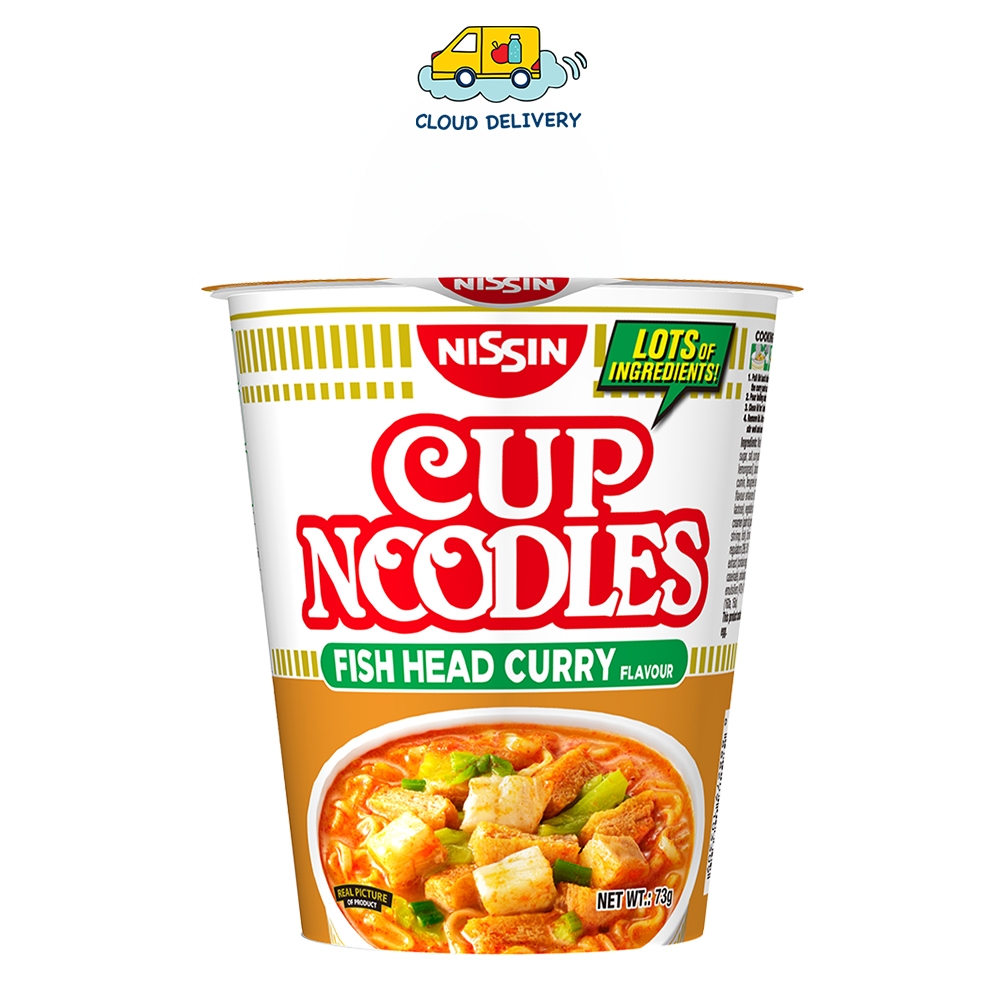 Nissin Instant Cup Noodles - Fish Head Curry | Shopee Singapore