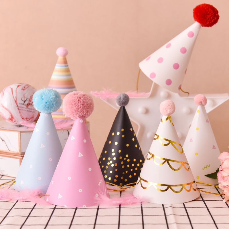 Birthday Celebration Party Hat Assorted Design Party Supplies | Novelty ...