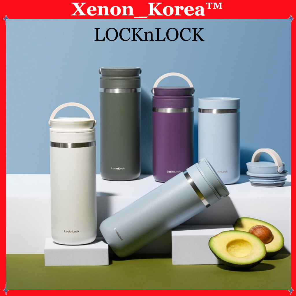 LocknLock Metro ⚡NEW COLOR⚡Two Way tumbler 275ml, 355ml,475ml/Gift for loved ones/Family camping ...