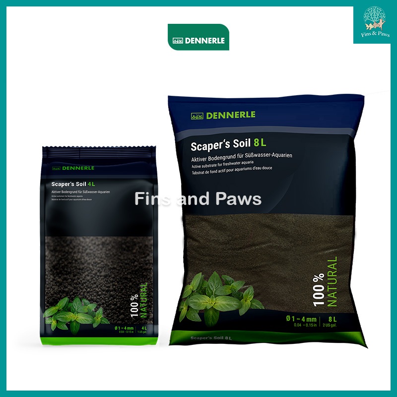[Dennerle] Scapers Soil 1-4mm 4L / 8L (Active Substrate for Planted and ...