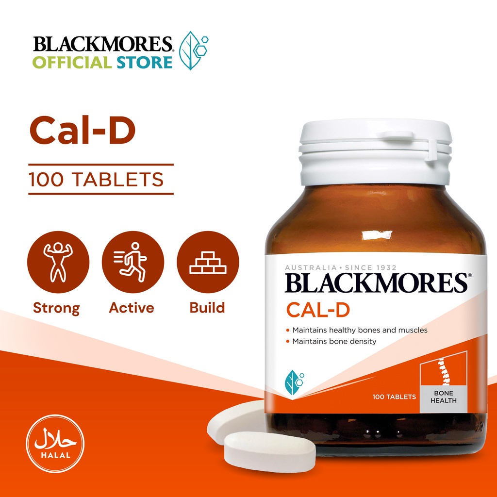 Blackmores Cal-D Calcium Tablets (100s) | Shopee Singapore