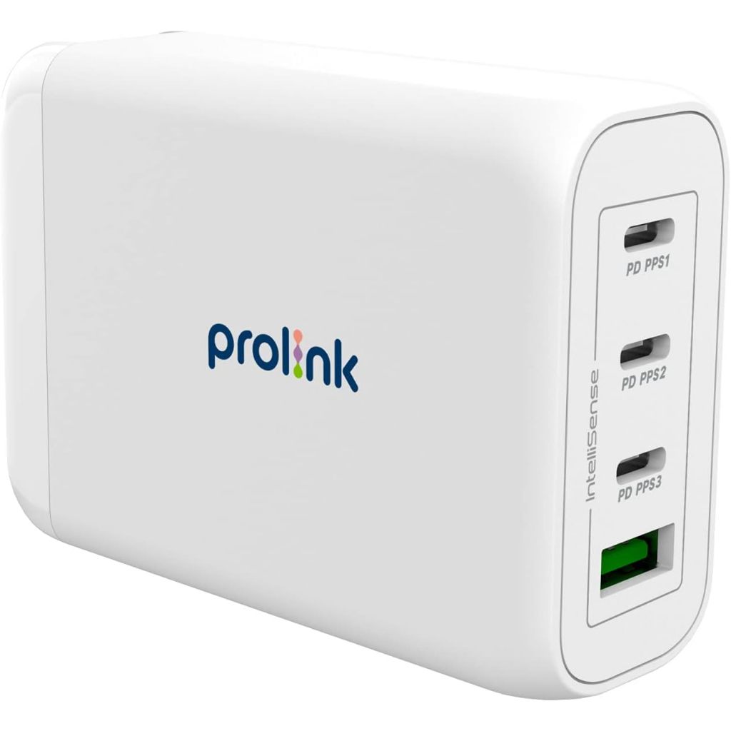 Prolink PTC412001 120W PPS GaN PD Wall Charger Intellisense with Power ...