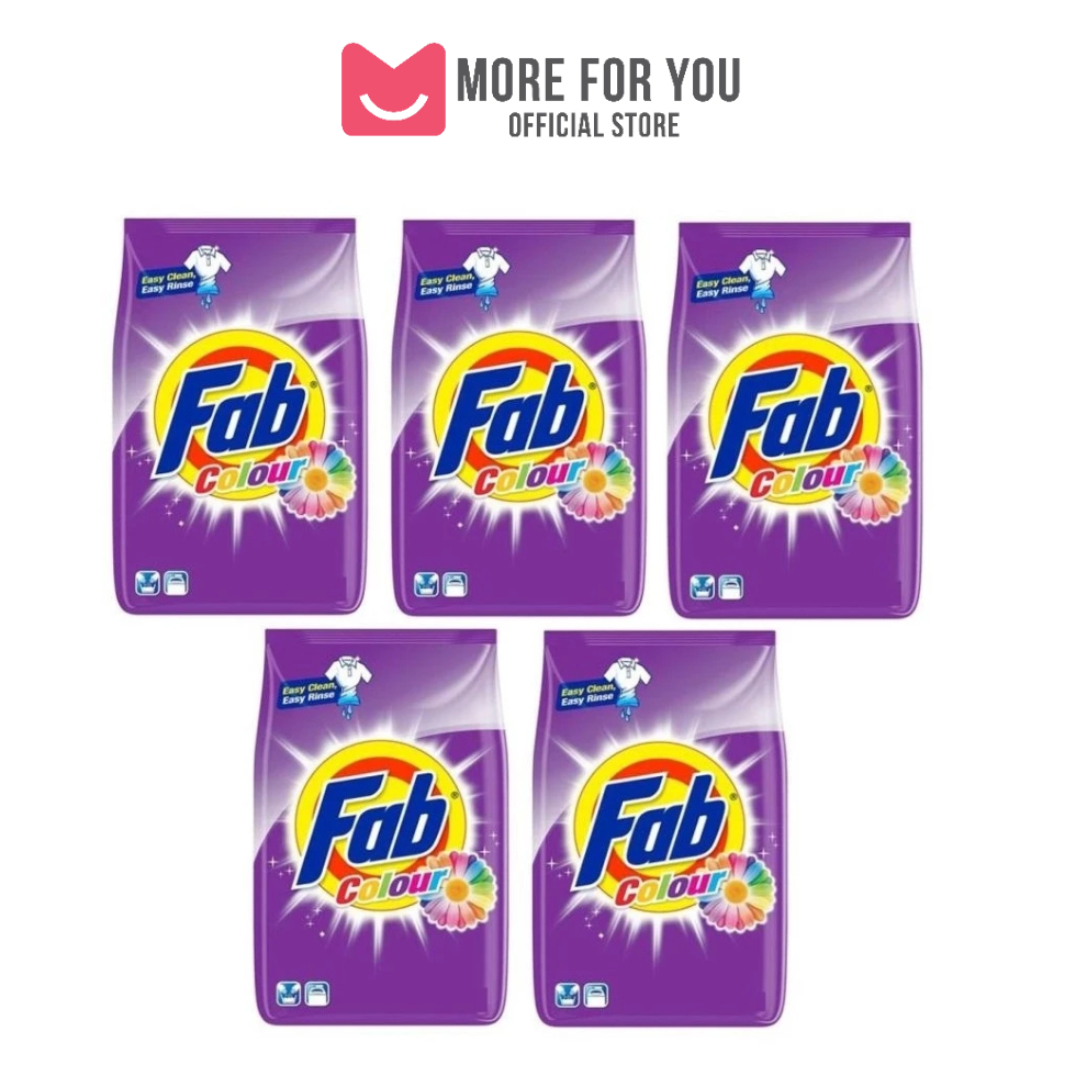 💕MORE FOR YOU💕Fab Laundry Powder Detergent 1.9kg x 5 packs | Shopee ...