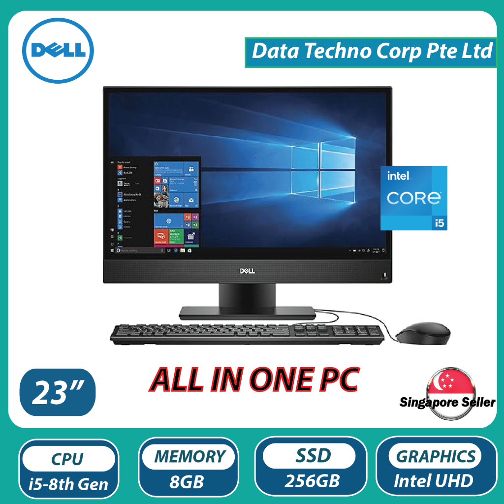Dell OptiPlex 5260 All-in-One Desktop PC (Intel Core i5-8400 | 8th Gen ...