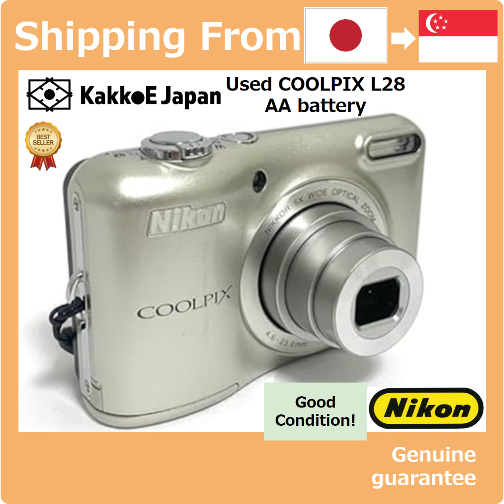 Pre-loved Nikon Digital Camera Coolpix L28 Effective pixels 2.05 ...