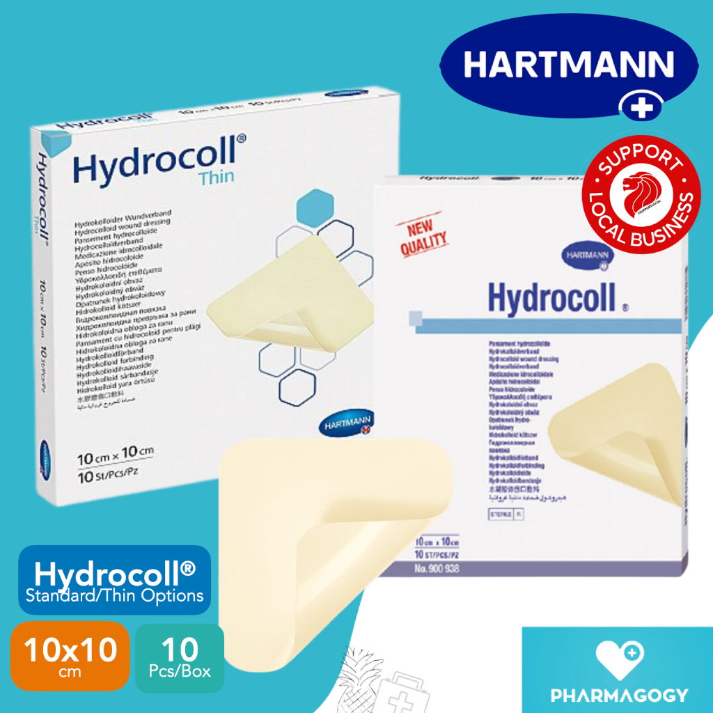 Hartmann Hydrocoll Absorbent hydrocolloid dressing Sterile & Sterile ...