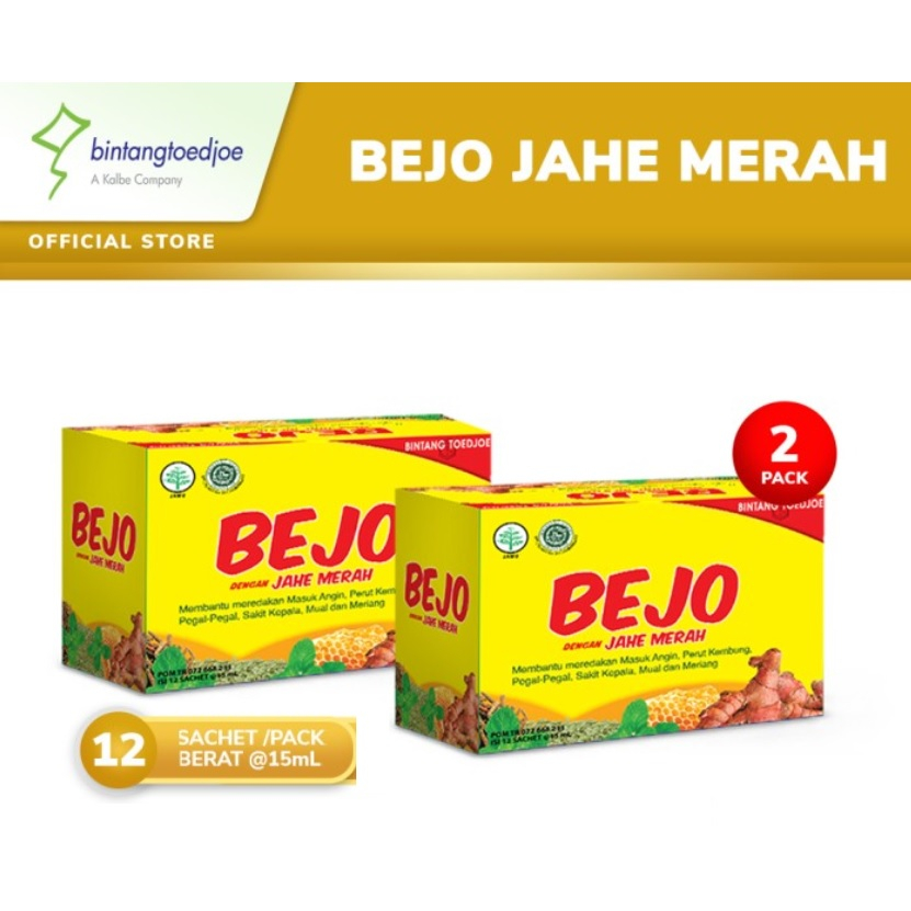 Bejo Jahe Merah Sachet 2 Pack (24 Sachet) | Shopee Singapore