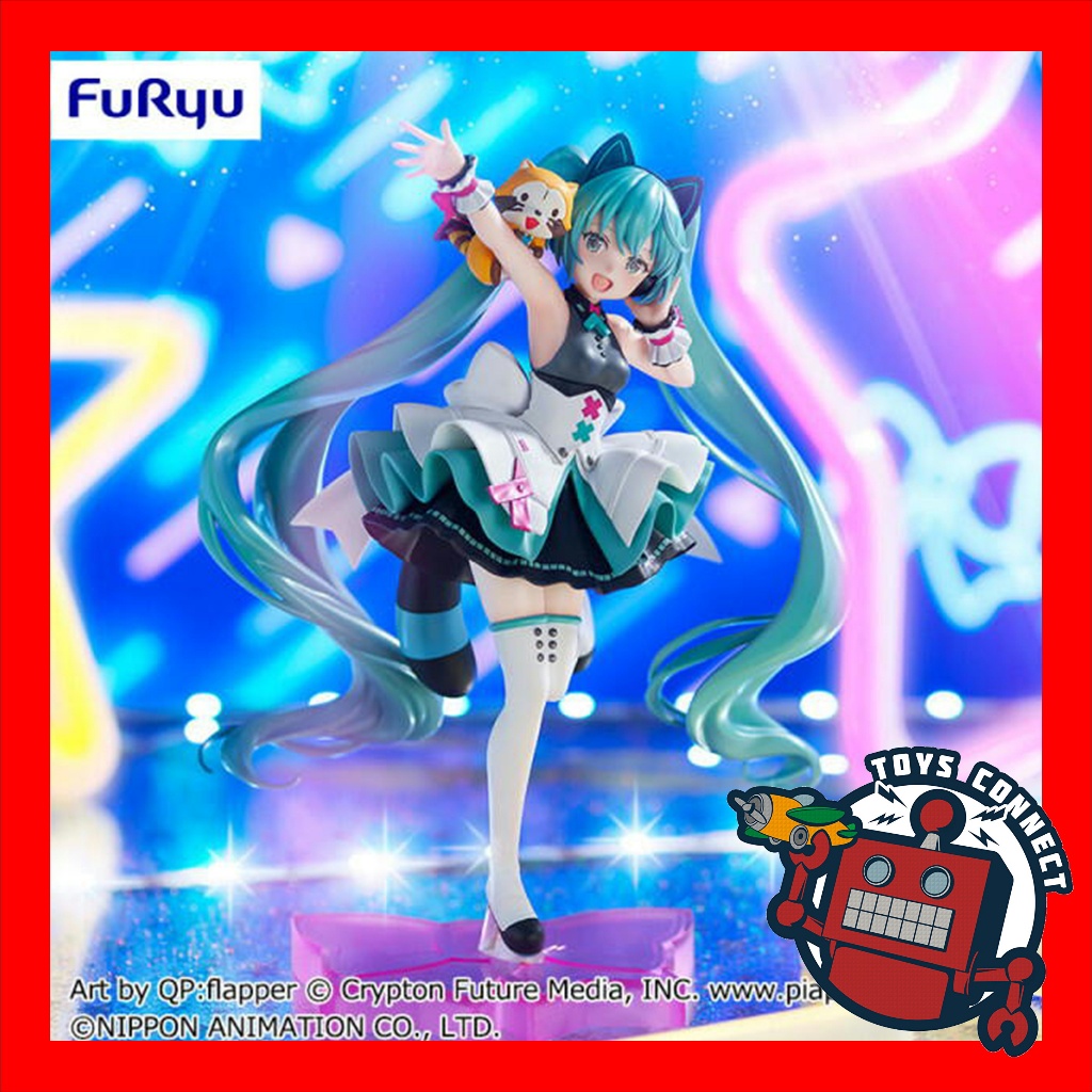 【Direct From Japan】FuRyu Hatsune MIku & Rascal Exceed Creative Figure ...