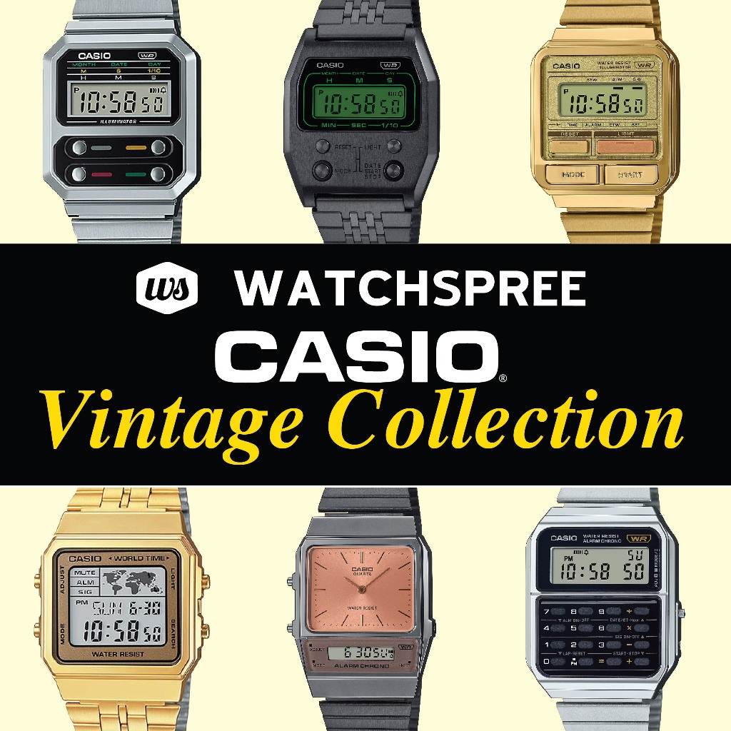 [Watchspree] Casio Vintage Collection // A100 | A1100 | A120 | A500 ...