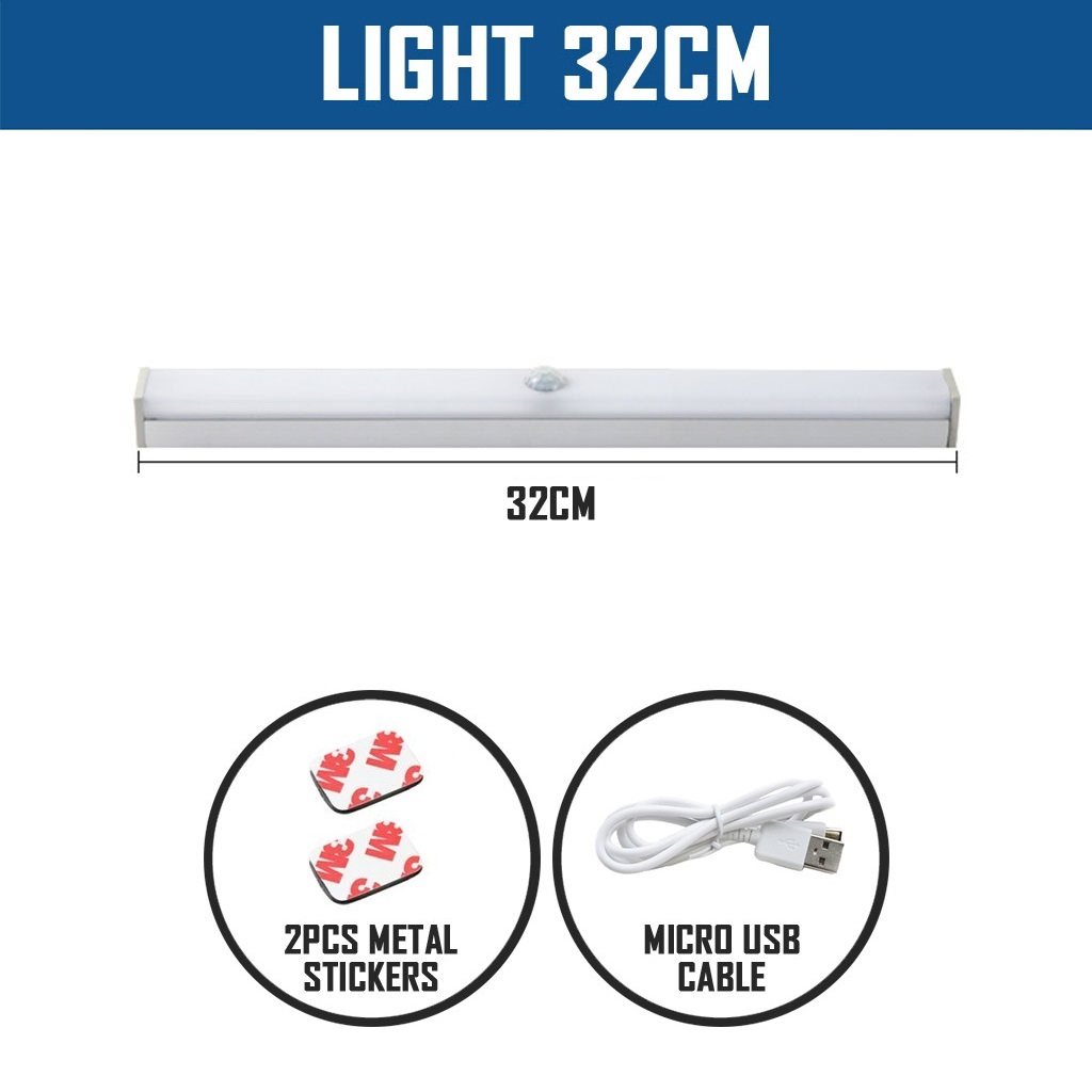 SG Wireless Motion Sensor Light Stick Portable Rechargeable Led Strip ...