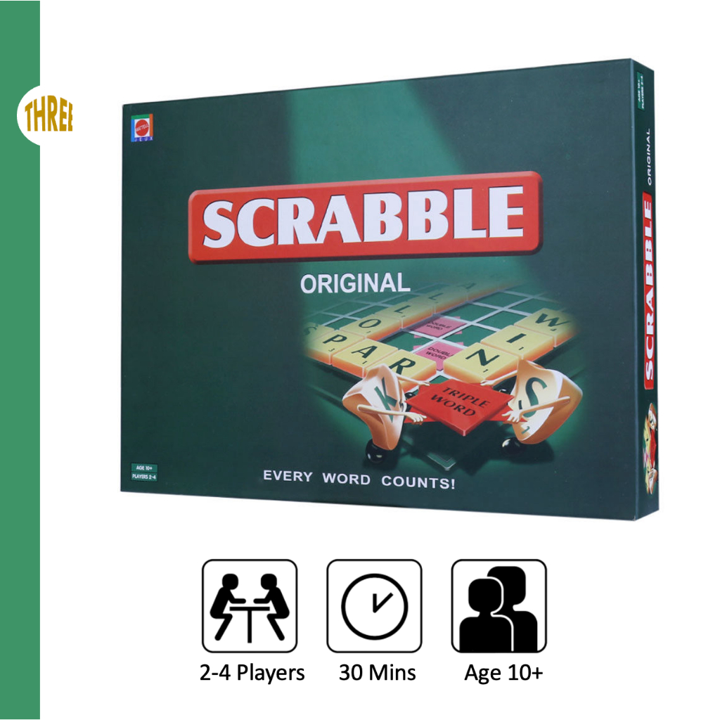 [SG STOCK] SCRABBLE Original Crossword Family Board Game scrabble board ...