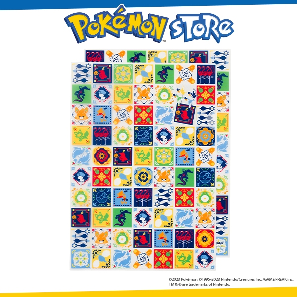 Pokémon Center Original A4 Clear Folder Paldea Tile | Shopee Singapore