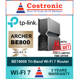 TP-Link Archer BE800 / BE550 / BE550 PRO Tri-Band Wi-Fi 7 Router (3 ...
