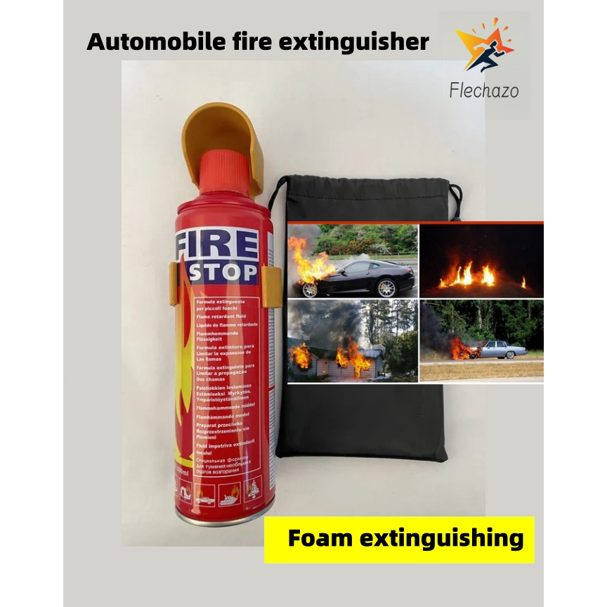 Automobile fire extinguisher Portable vehicle mounted foam fire ...
