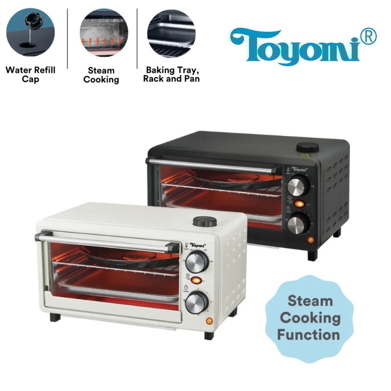 Toyomi 12L Classic Toast & Steam Oven TO 1230ST - Matte White / Matte ...