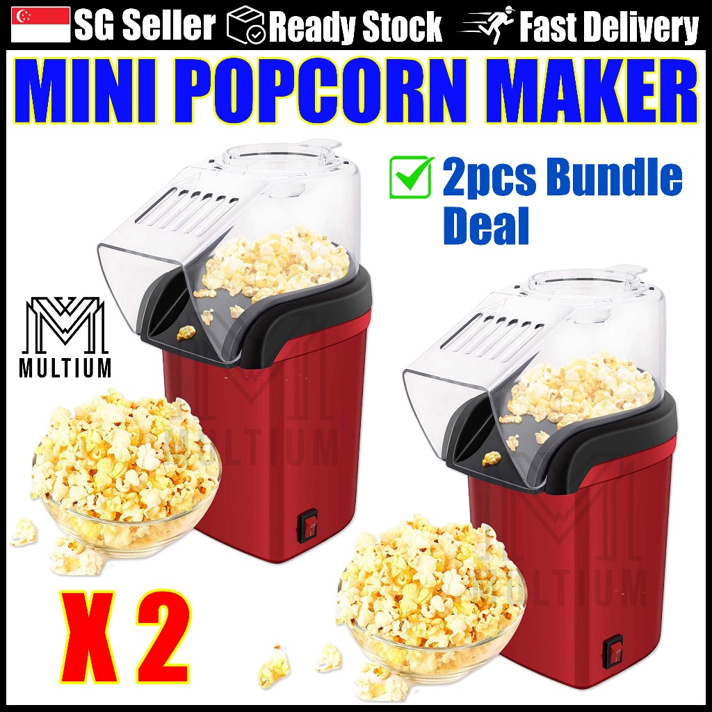 Mini Popcorn Maker X2 Bundle deal | 2 units Popcorn Maker Machine for ...
