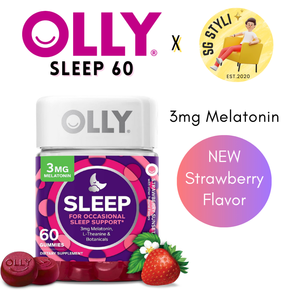 💯Olly Sleep Immunity 50/60/110 Gummy Vitamins *READY Stocks* *2-3 Days ...