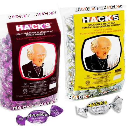 Hacks Sweets (1.8kg) - Regular / Lemon / Blackcurrant (Halal) | Shopee ...