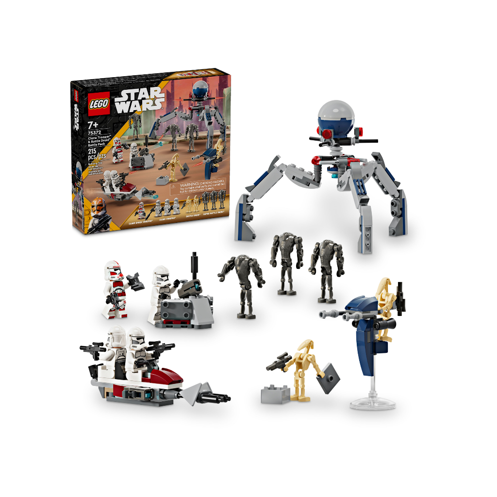 Lego 75372 CLONE TROOPER & BATTLE DROID BATTLE PACK (Creased Box ...