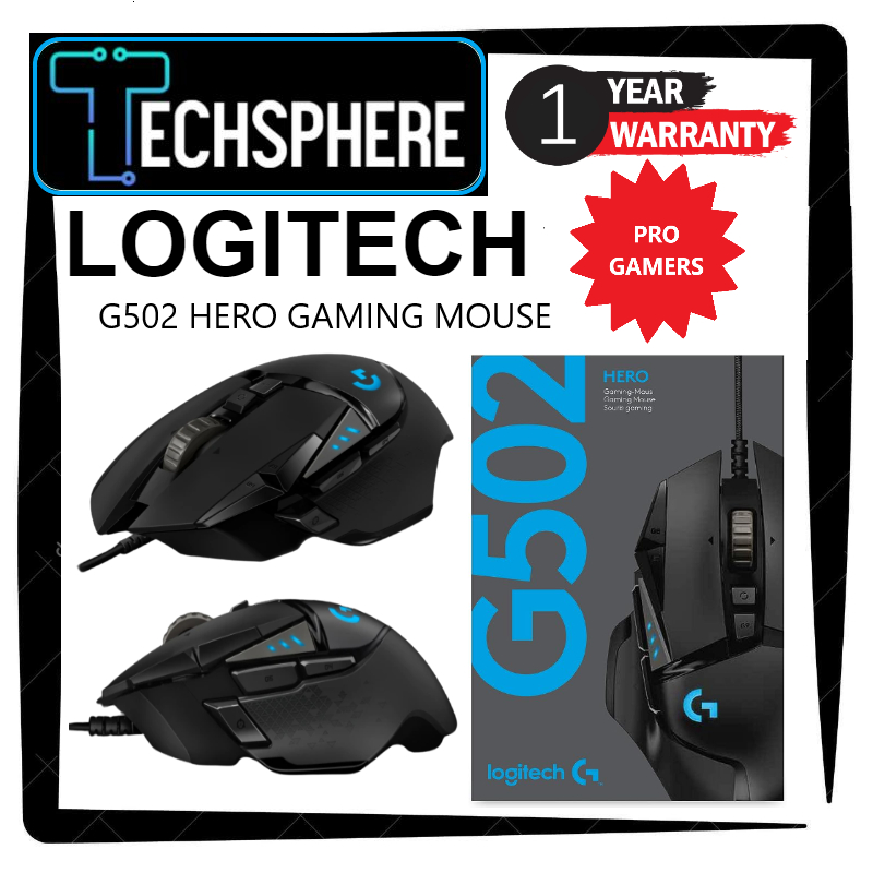 (LOWEST PRICE) Logitech G502 RGB HERO HIGH PERFORMANCE GAMING MOUSE ...