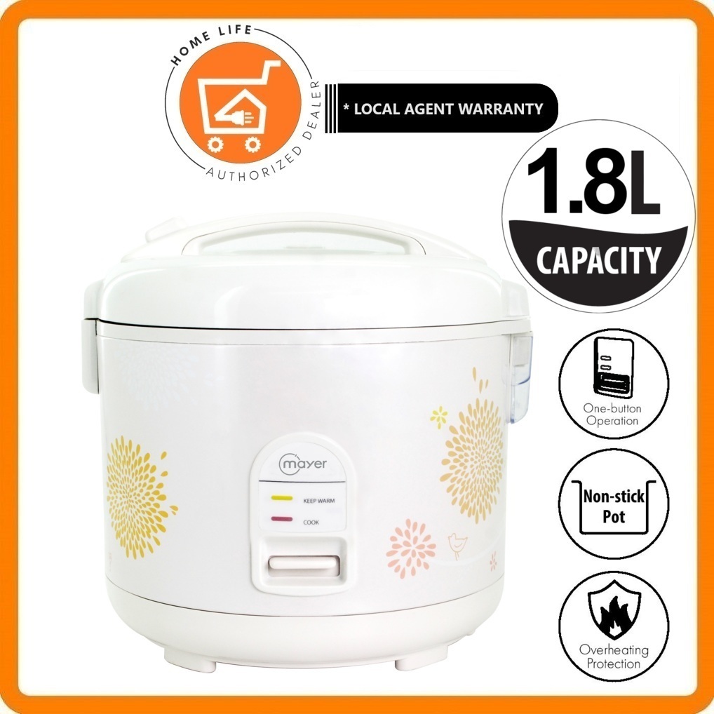 Mayer MMRC181 Rice Cooker 1.8L | Shopee Singapore