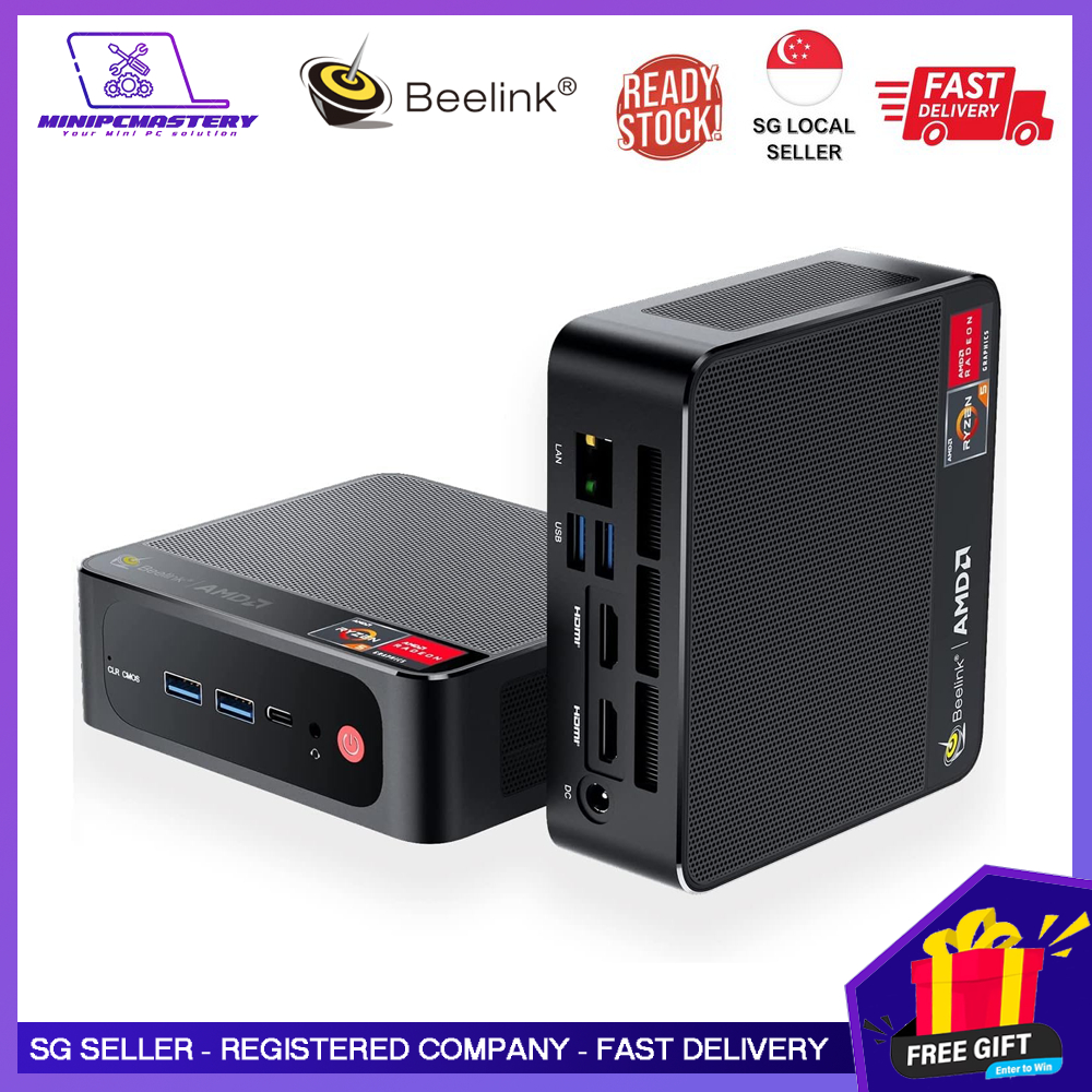 ⭐CHEAPEST⭐ Beelink SER Mini PC W11 Pro, AMD Ryzen 5 5500U(up to 4.0GHz ...