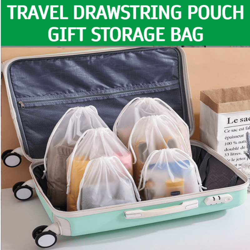 SG Seller Drawstring Bag Pouch Gift Bag Children Goodie Storage Bags Plastic Pouch For Shoes ...