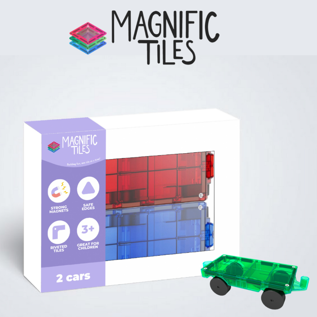 MAGNIFIC 2-4 CARS for magnetic tiles set | Quality Premium Durable ...