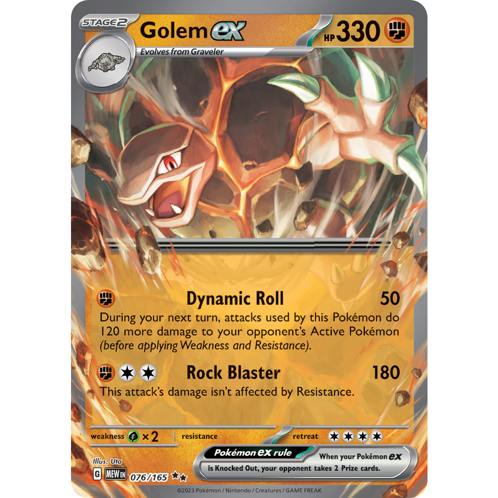 [Pokemon TCG] [Scarlet & Violet: 151] Double Rare Golem ex | Shopee ...