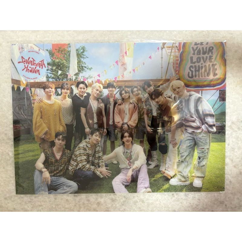 Seventeen Seventeenth Heaven Weverse Japan A4 Poster | Shopee Singapore