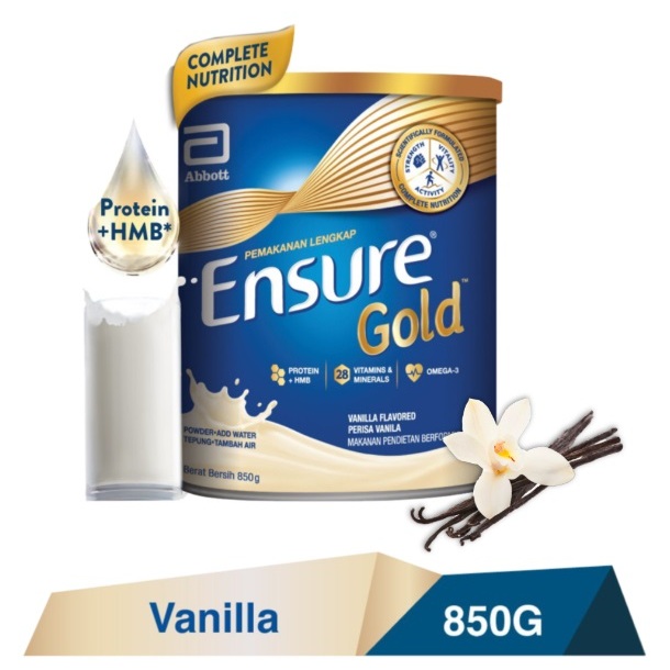 Ensure Gold Vanilla / Wheat / Coffee / Almond (800g) (Tin) | Shopee Singapore