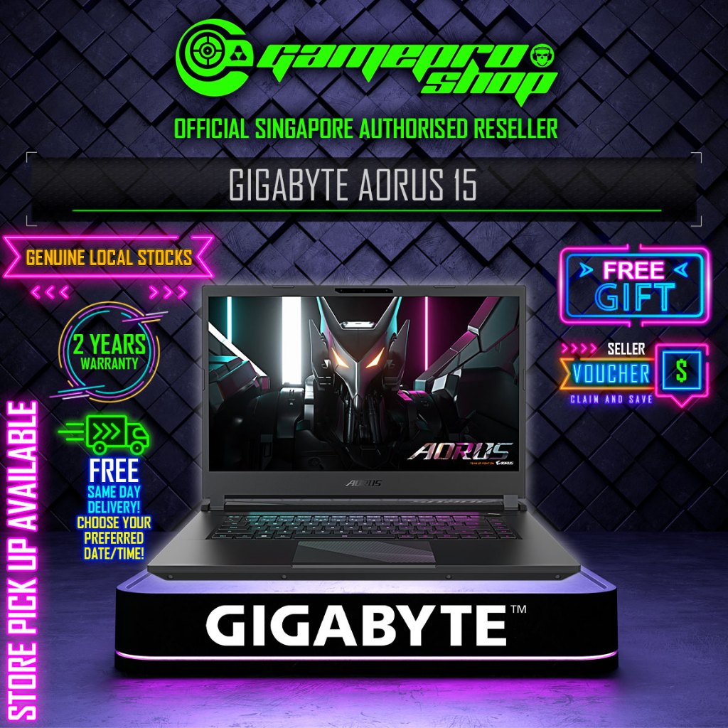 PREMIUM GIFTS | GIGABYTE AORUS 15 BSF-73SG754SH Gaming Laptop / i7 ...
