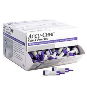 【SG Ready Stock】ACCU-CHEK Safe-T-Pro Lancets 23g Purple/28g Yellow, 200 ...