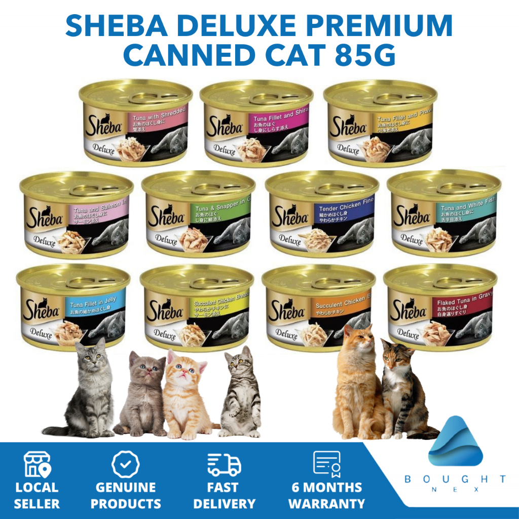 Sheba Deluxe Wet Cat Food - Premium Canned Meal 85g | Shopee Singapore